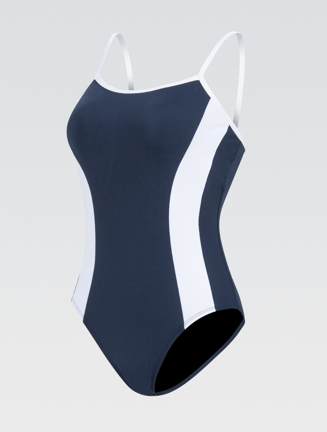 DOLFIN Women's Aquashape Black Straight Back Moderate Lap Suit One