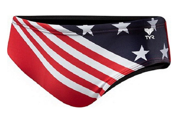 TYR Men's USA Triumph Brief - Adult