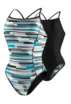 SPEEDO Bars and Blocks Reversible Crossback