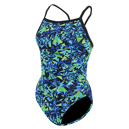 DOLFIN Winners V-2 Back - Blitz Blue/Green