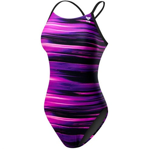 TYR Pink Women's Lumen Cutoutfit Swimsuit