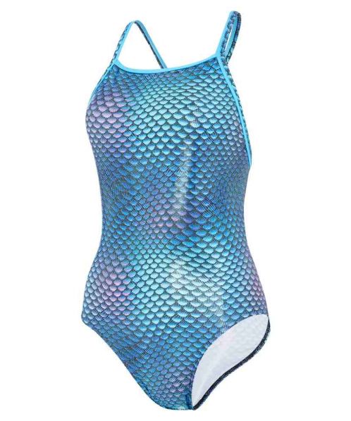 MARU Women's Python Sparkle Ace Back Swimsuit
